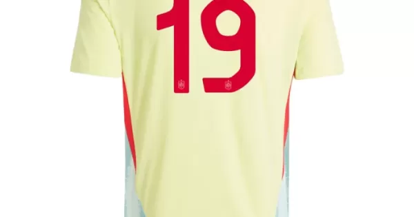 Maglia Spagna Lamine Yamal 19 Uomo Secondo Euro 2024